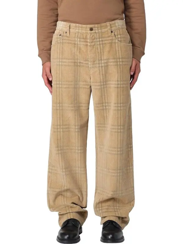 Burberry Plaid Trousers - Sand