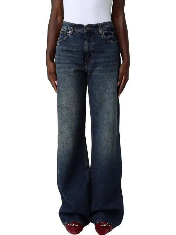 HAIKURE Wide Leg Jeans - Blue