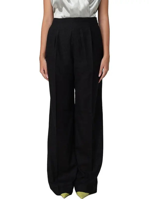 Alberta Ferretti Wide Leg Trousers - Grey