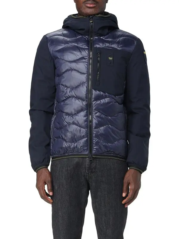 BLAUER. Quilted Jacket - Blue