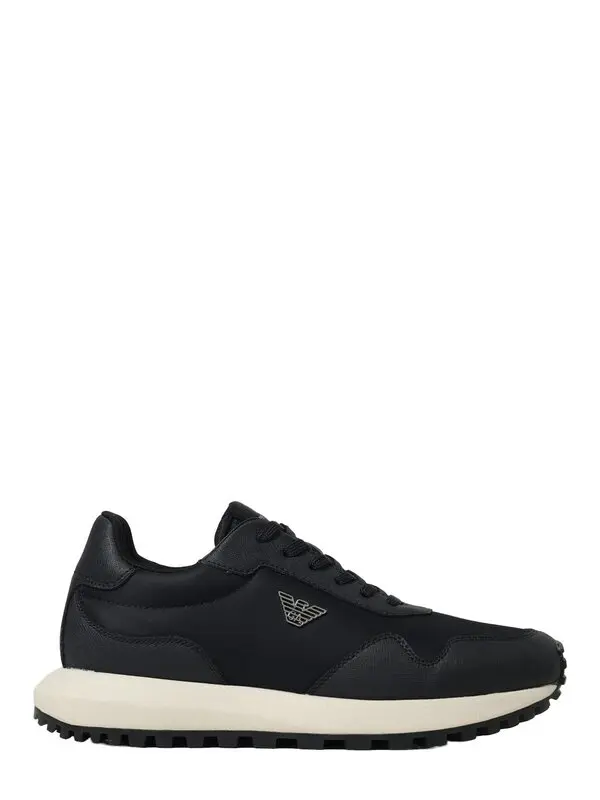 Emporio Armani Lace-up Sneakers - Navy