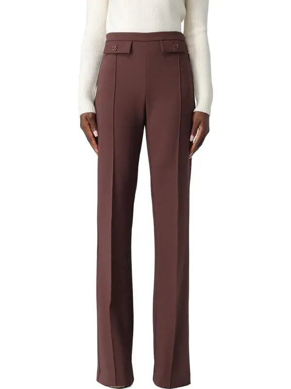 Elisabetta Franchi Tailored Trousers - Brown