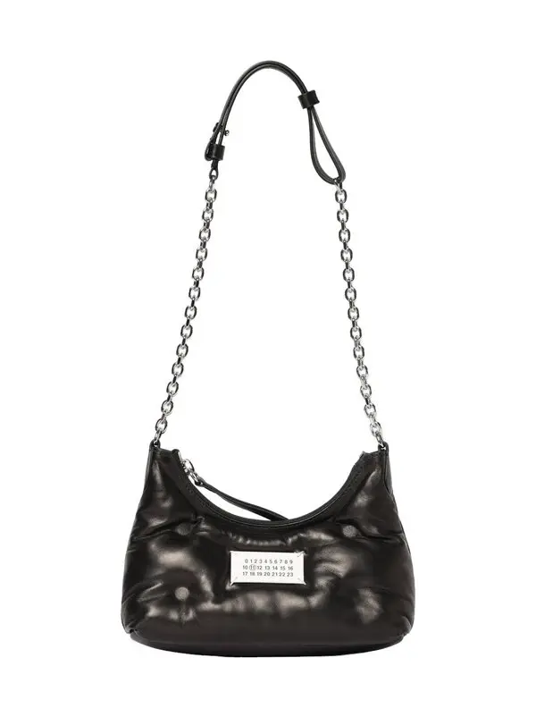 MAISON MARGIELA Glam Slam Quilted Leather Bag - Black