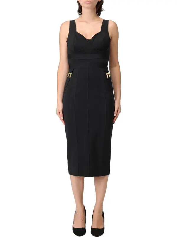 Elisabetta Franchi Sheath Dress - Black