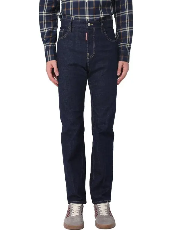 Dsquared2 Straight Leg Jeans - Blue