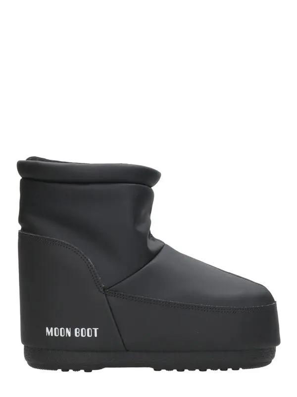 Moon Boot Icon Low Rubber Boots - Black