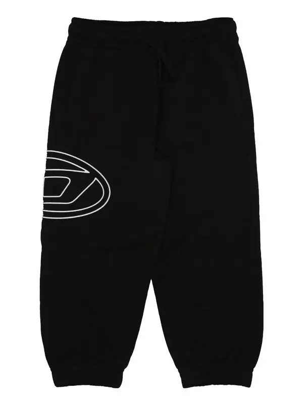 Diesel Logo Jogger - Black
