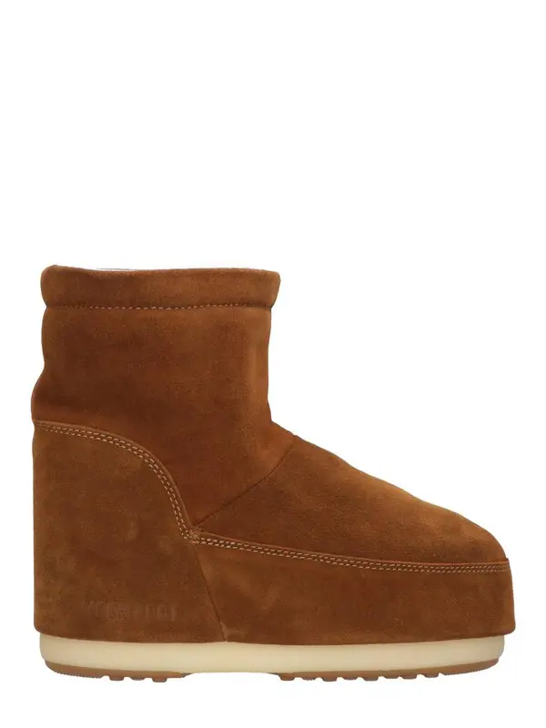 Moon Boot Icon Low Suede Boots - Brandy