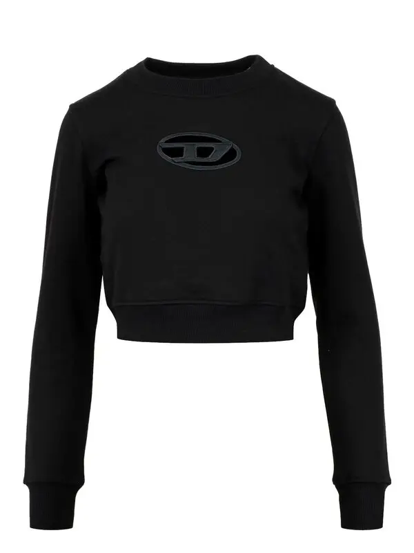 DIESEL® Cropped Sweater - Black