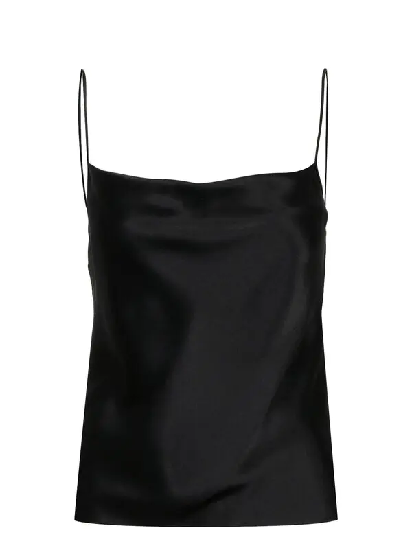 Alberta Ferretti Silk Top - Black