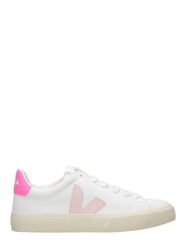 VEJA Low Top Sneakers - Bianco+rosa
