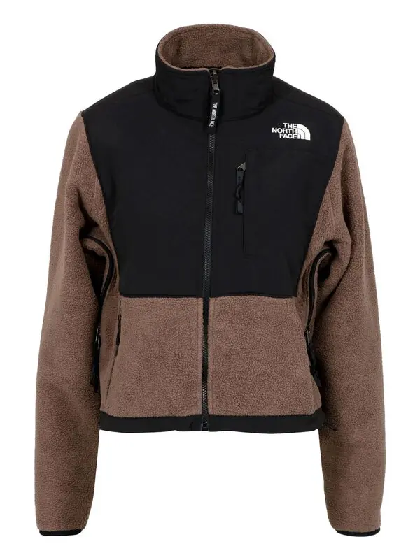 The North Face Color Block Fleece Jacket - Brown