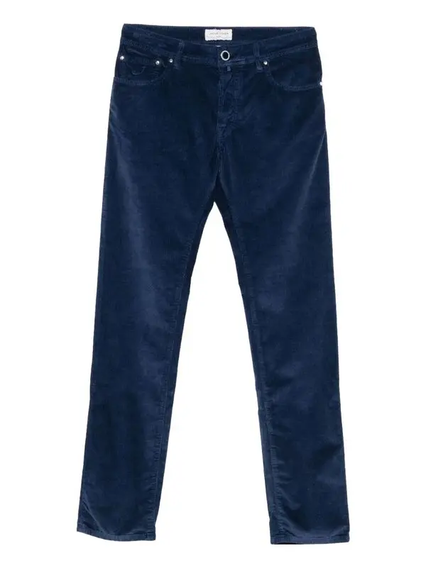 Jacob Cohen Slim Fit Corduroy Jeans - Blue