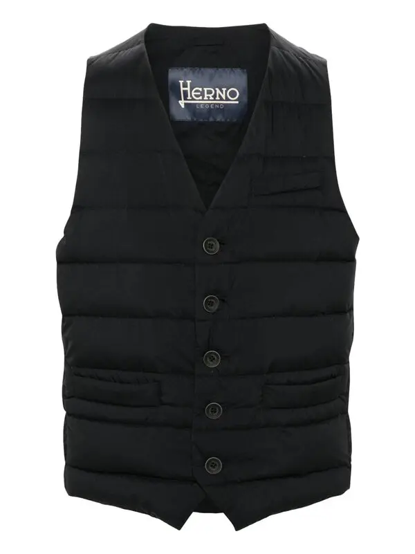 Herno Il Panciotto Down Vest - Black