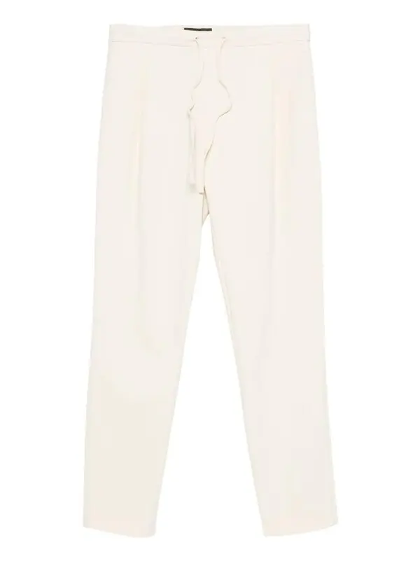 Fabiana Filippi Slim Drawstring Trousers - Beige