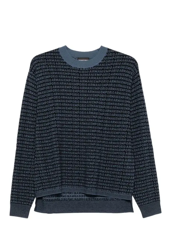 Emporio Armani Crewneck Jumper - Blue