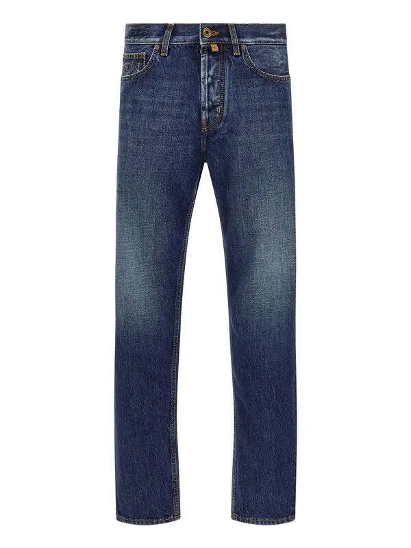 Jacob Cohen Cropped Tapered Jeans - Blue