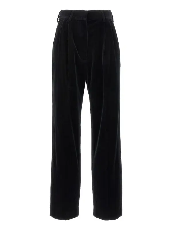 BLAZÉ MILANO Jealousy' Velvet Trousers - Black