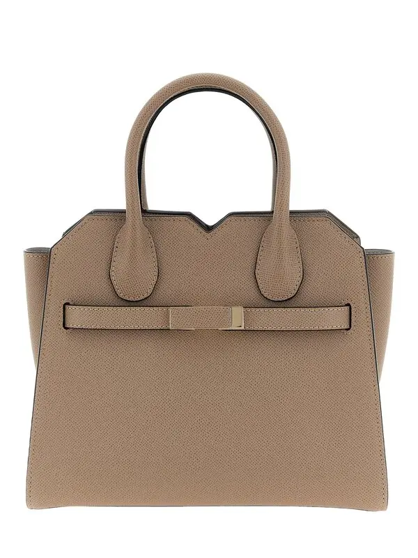 VALEXTRA Milano Mini Handbag - Beige