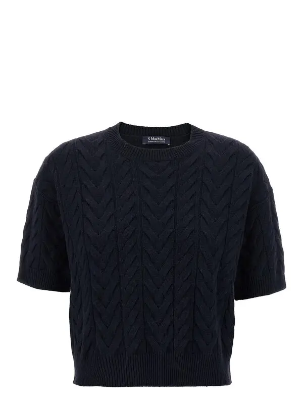 Max Mara Dominus Wool Sweater - Blue