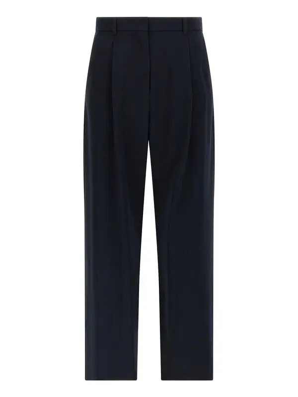 Max Mara Siri Wide Leg Pants - Blue
