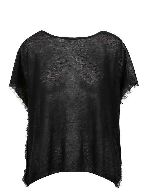 GRAN SASSO Cotton Top - Black