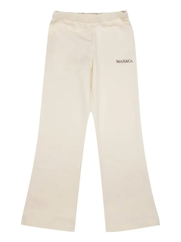 MAX&CO Straight Leg Trousers - Dirty White
