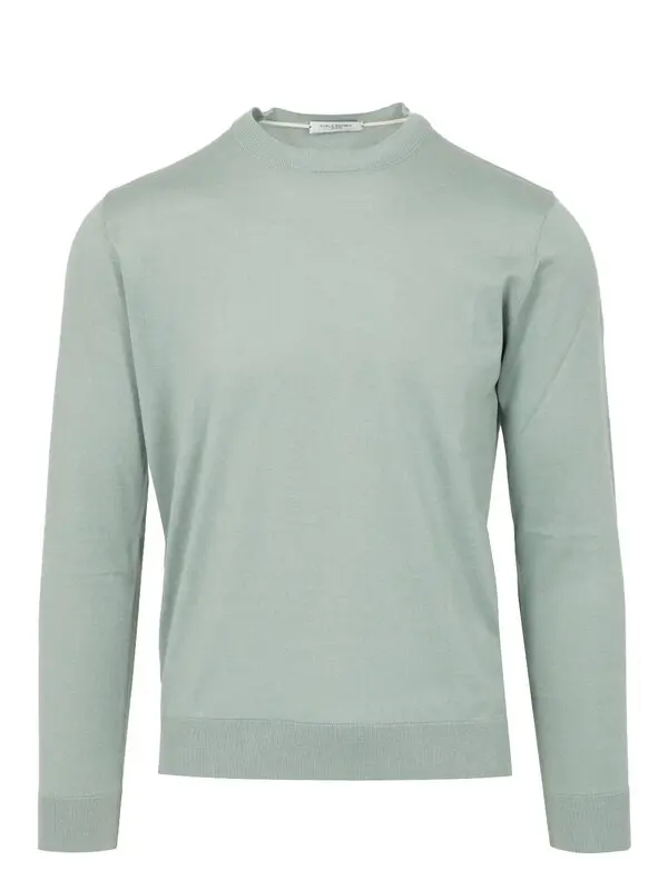 PAOLO PECORA Sweater - Verde Acqua