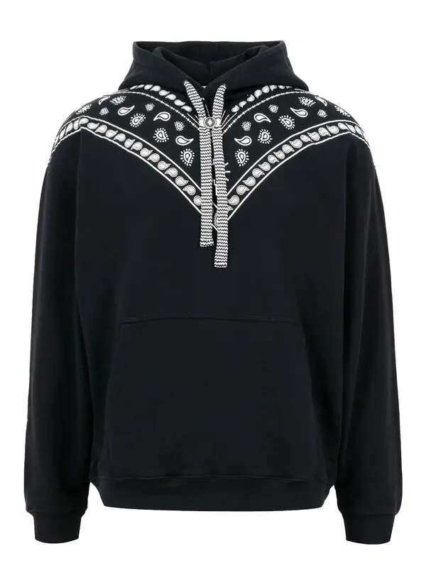 MARCELO BURLON COUNTY OF MILAN Pullover Hoodie - Black
