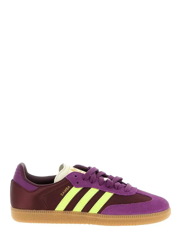 Adidas Originals By Alexander Wang Samba Og Sneakers - Purple
