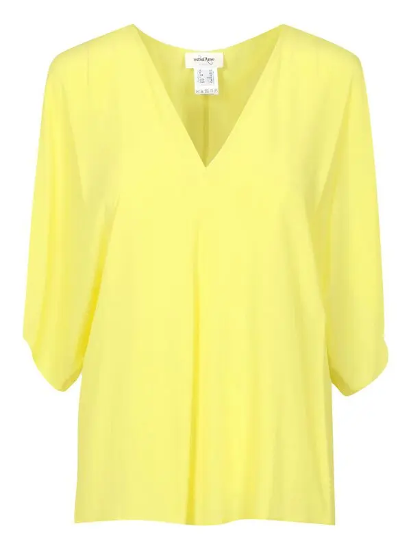 OTTOD'AME Blouse - Lime