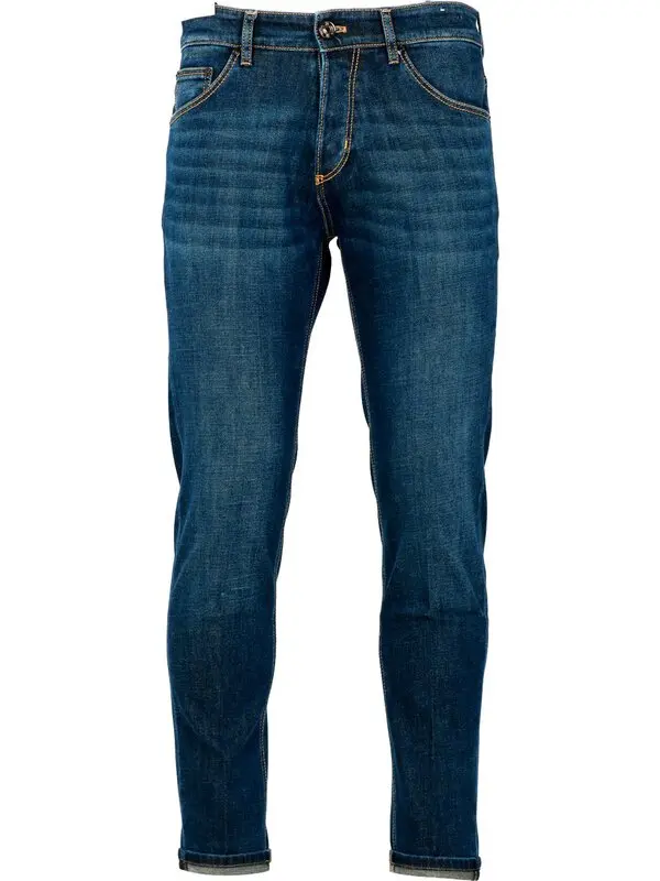PT TORINO Tapered Cotton-blend Jeans - Denim Scuro