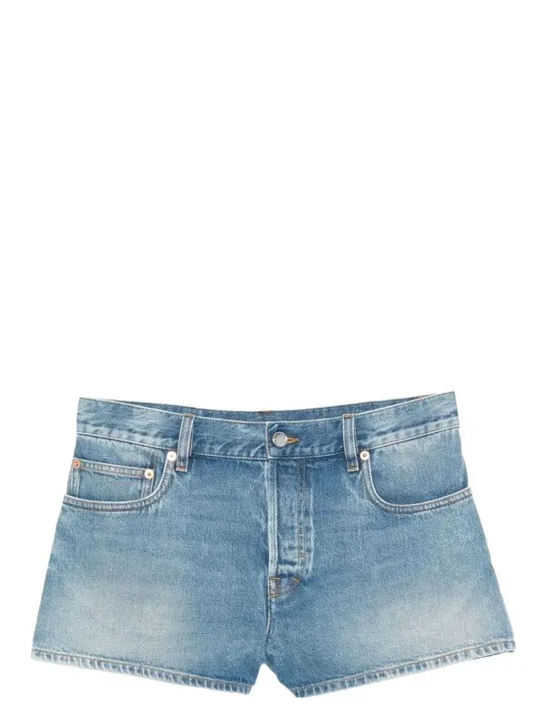 Gucci Denim Cotton Shorts - Clear Blue