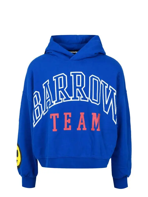 BARROW College Lettering Hoodie - Blue