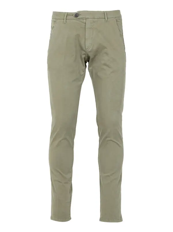 ROY ROGER'S Slim Fit Trousers - Green