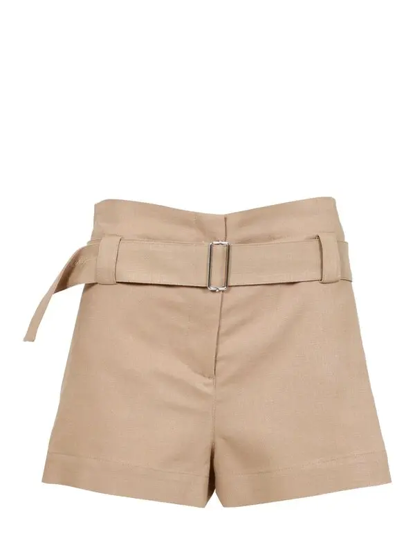 MSGM High-waist Short - Beige