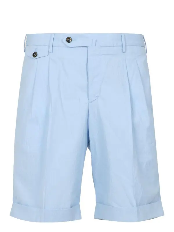 PT TORINO Double Pleat Shorts - Carta Da Zucchero