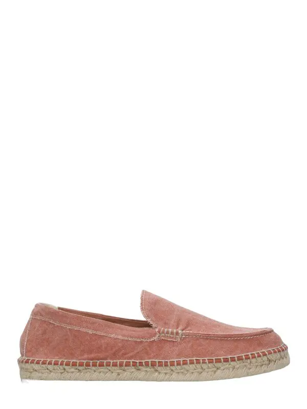 ESPADRILLES Flat Loafers - Red