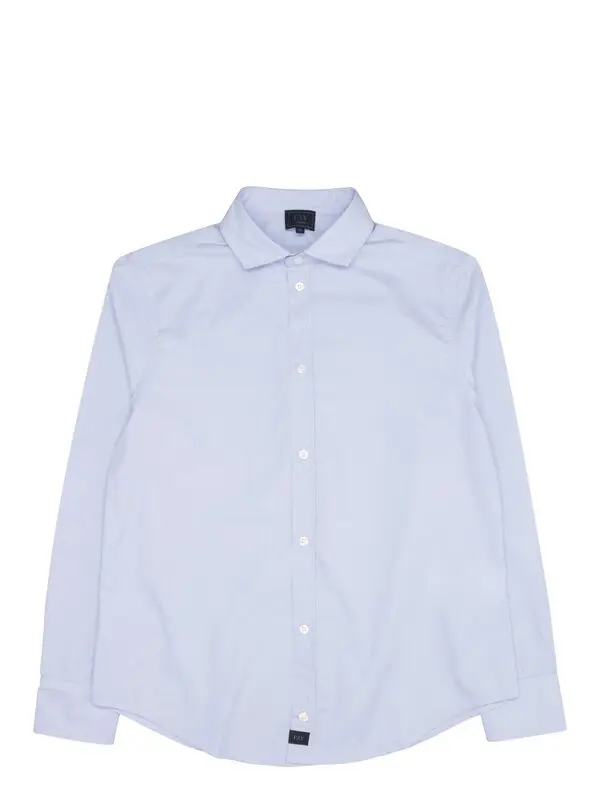 FAY Cotton Shirt - Light Blue