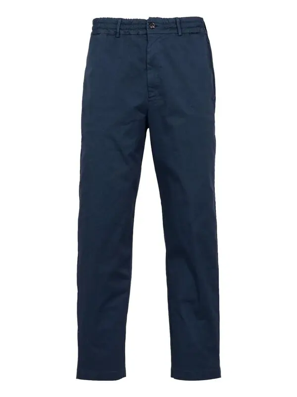 GRIFONI Straight Fit Trousers - Blue