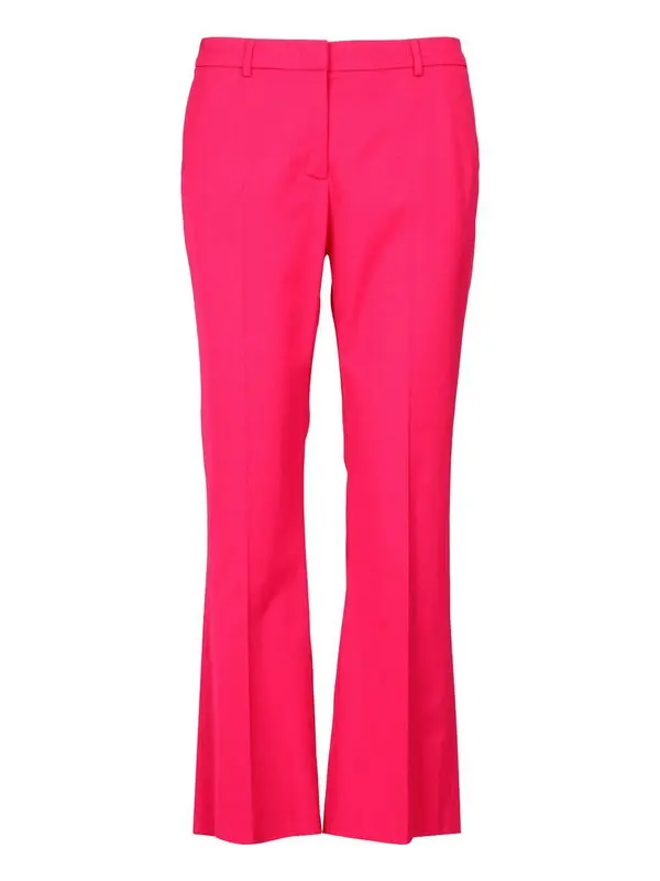 PT TORINO Flared Trousers - Fuchsia