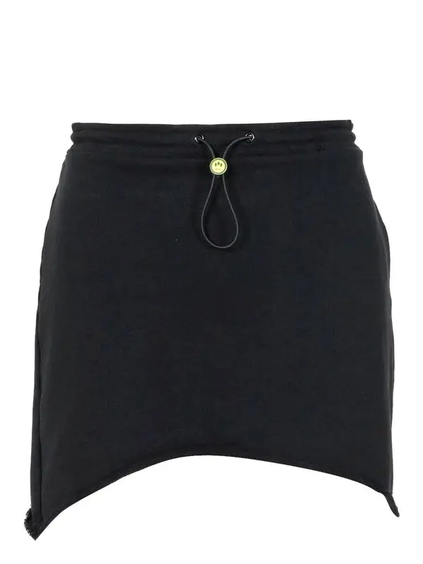 BARROW Solid Cotton Skirt - Black