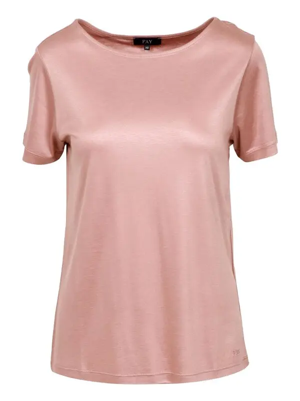 FAY Short Sleeve Shirt - Pink