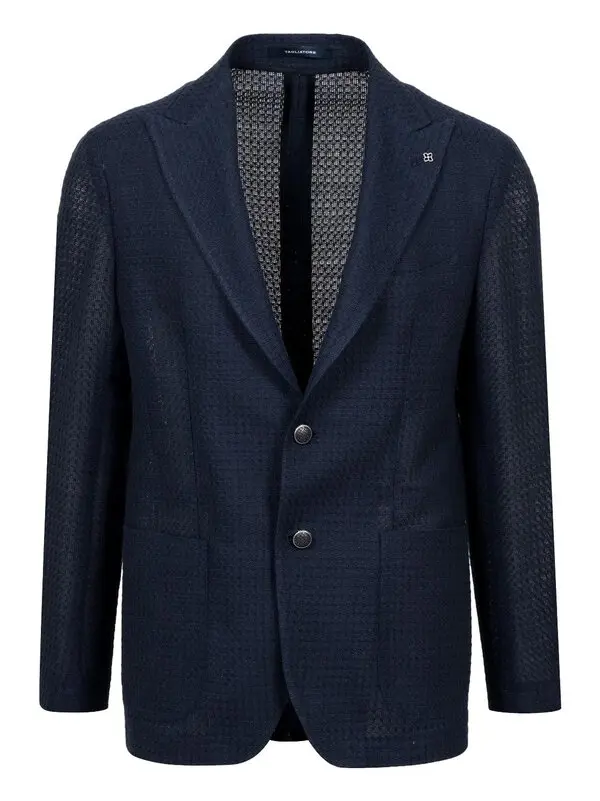 Tagliatore Cotton Blazer - Blue
