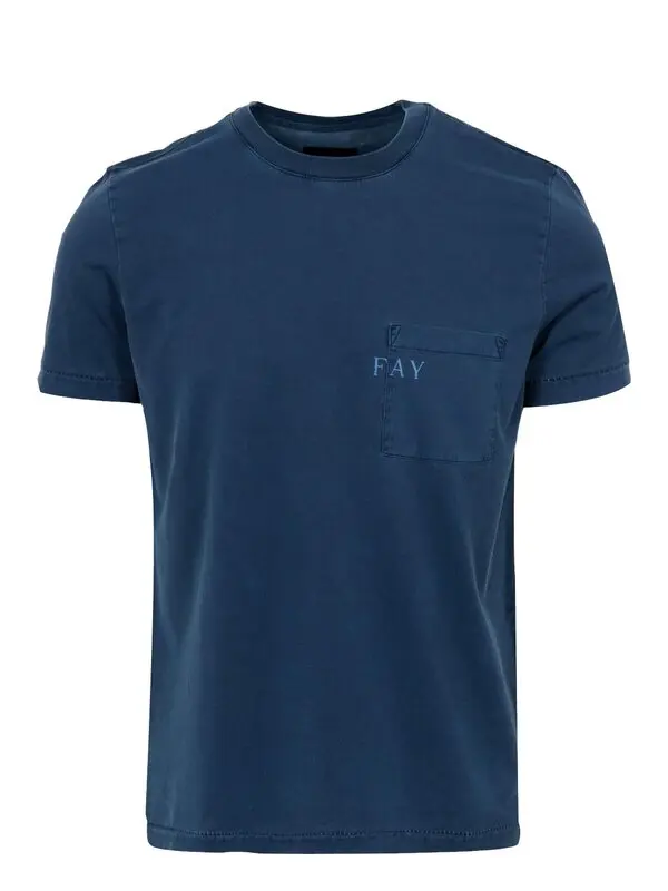 FAY T Shirts And Polos - Blue
