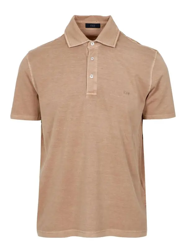 FAY T Shirts And Polos - Camel