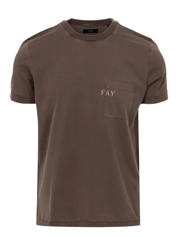 FAY T Shirts And Polos - Cioccolato
