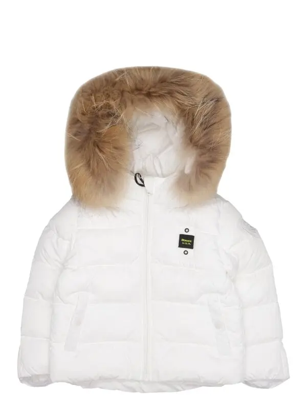BLAUER. Quilted Padded Jacket - White