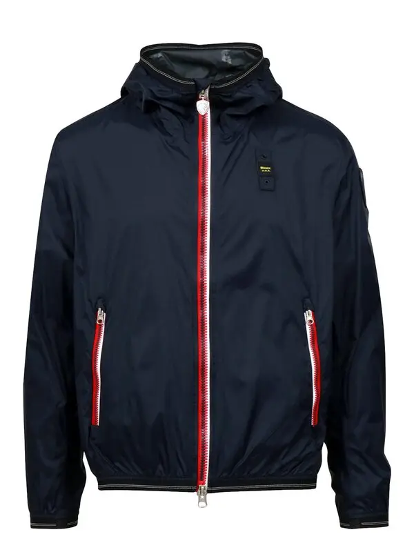 BLAUER. Technical Fabric Jacket - Blue