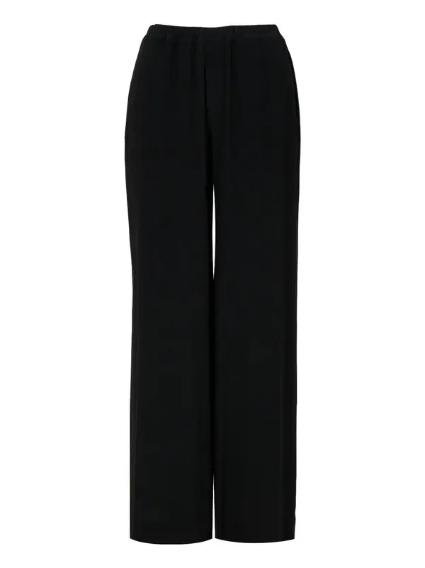 SIMONA CORSELLINI Wide-leg Trousers - Black